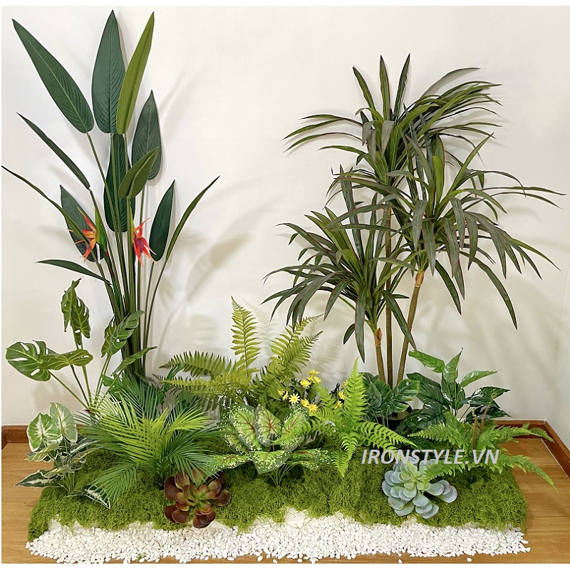 Cây giả trang trí tiểu cảnh mã 02